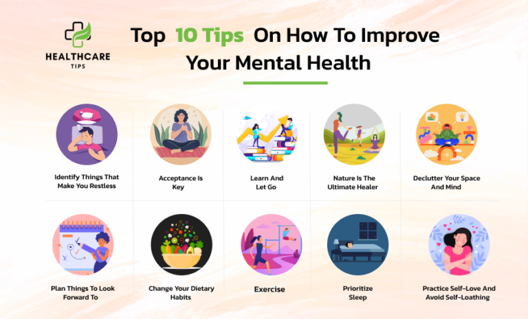Mental Health Tips - Top 10 Ways to Improve